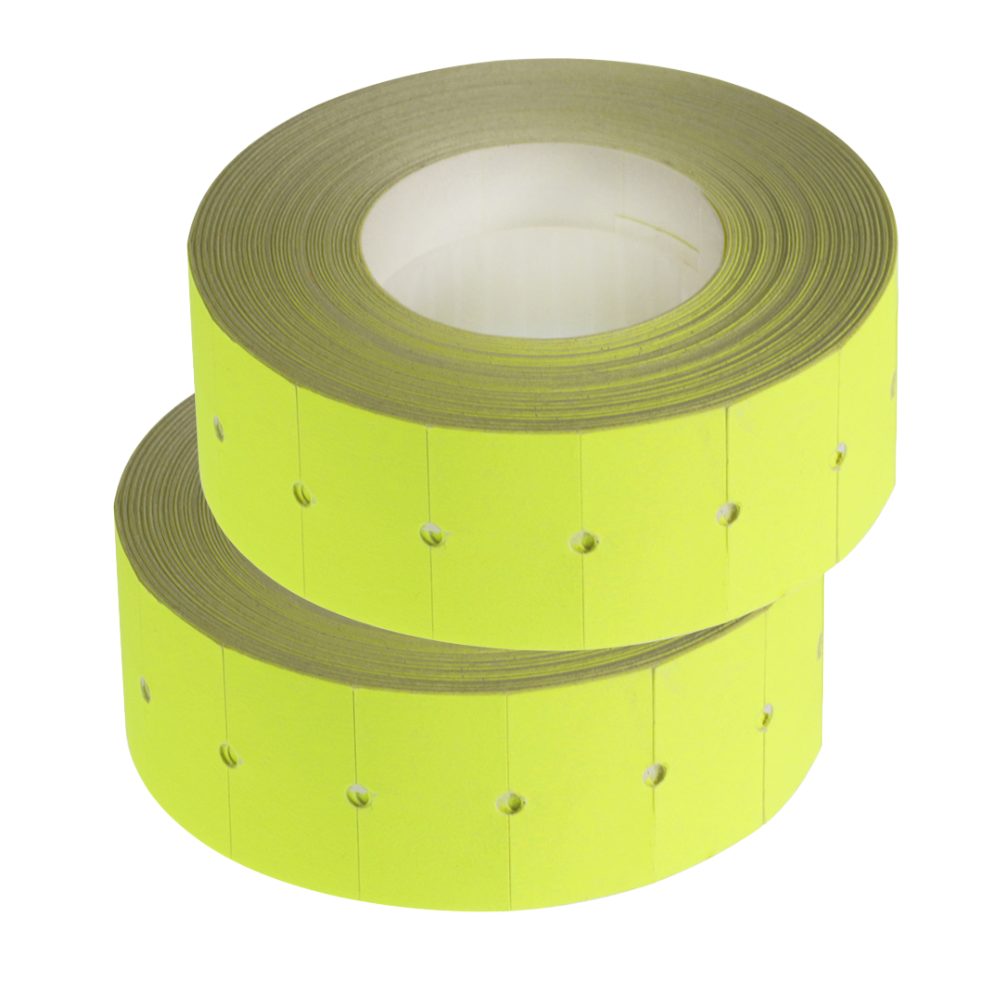 Printex Pricing Labels – Fluorescent Yellow 21x12mm (1000/Roll) – Elka ...