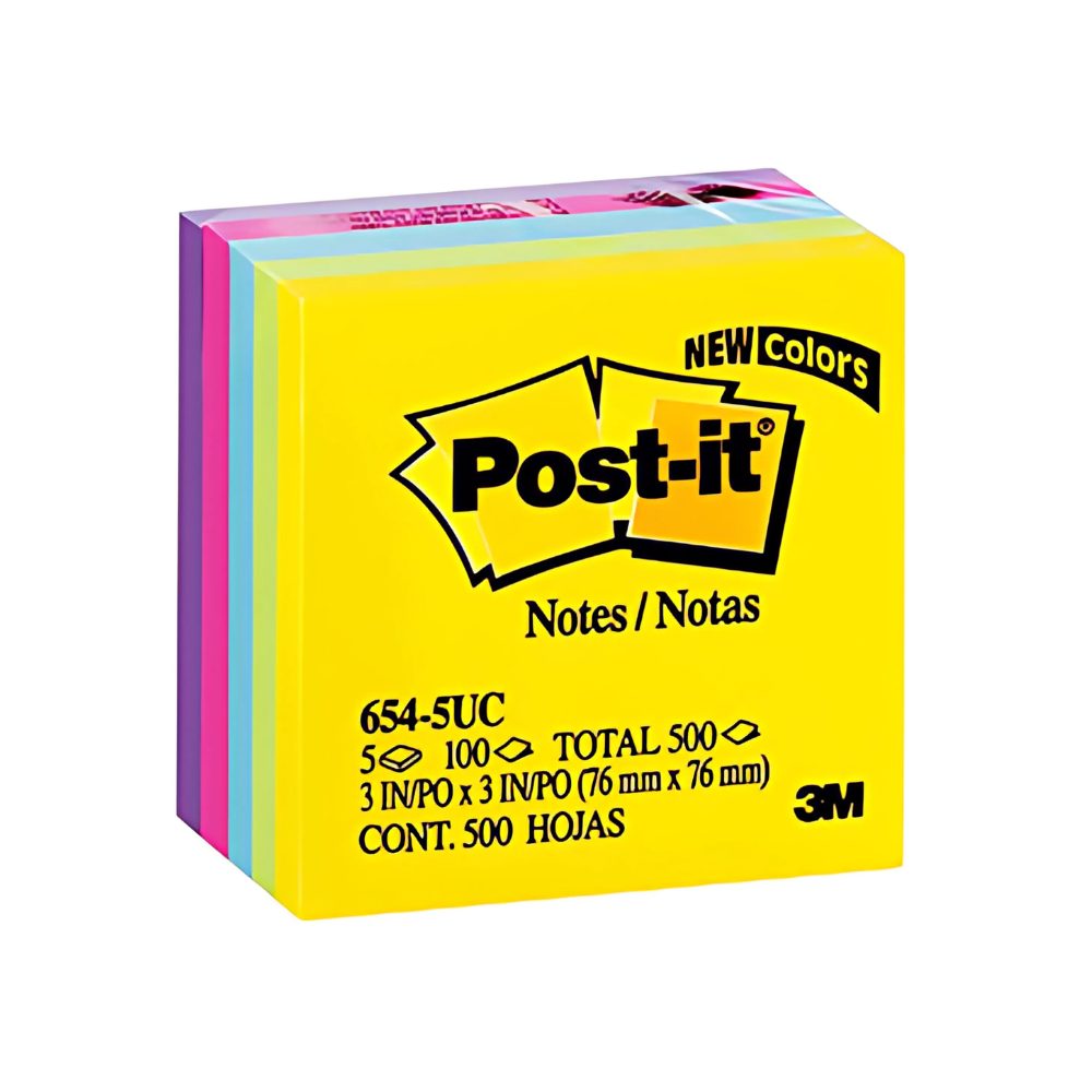 3M Post-it Notes Ultra Colors, 3″x3″ Inch – Elka International